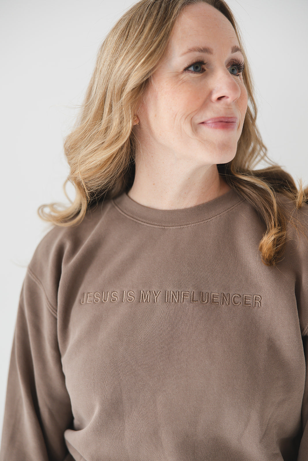 Jesus Is My Influencer™ Embroidered Sweatshirt Christian Apparel – Salt ...