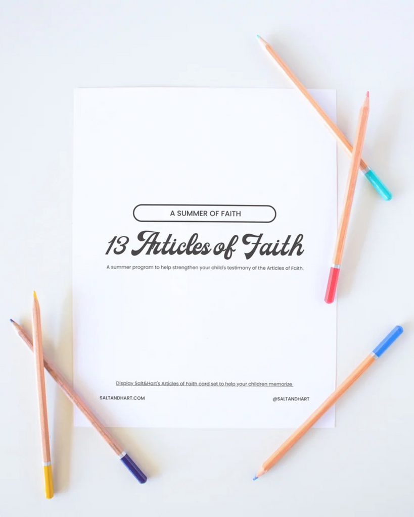 Articles of Faith LDS Cards – Salt and Hart